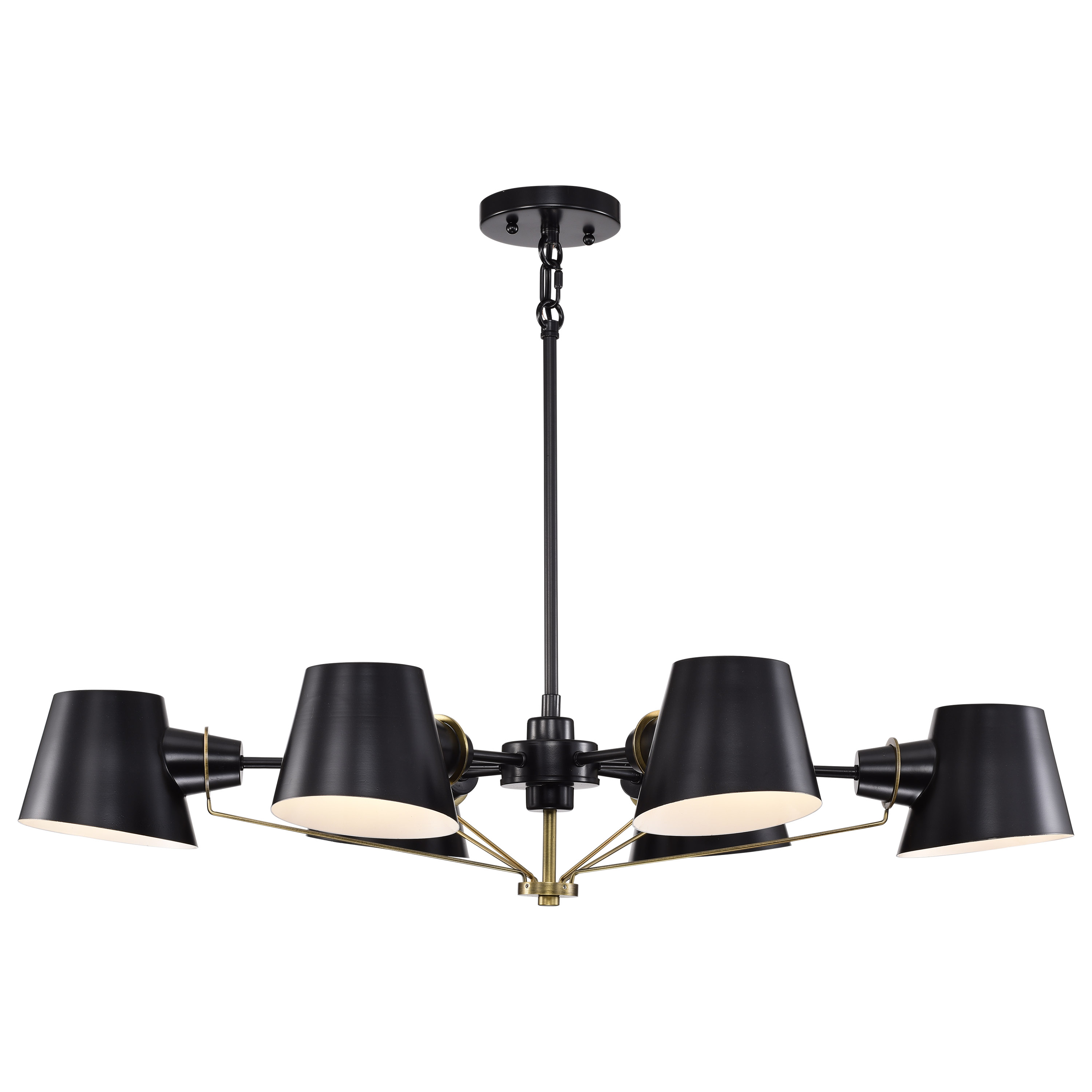 60-7386 BAXTER 6 LIGHT CHANDELIER