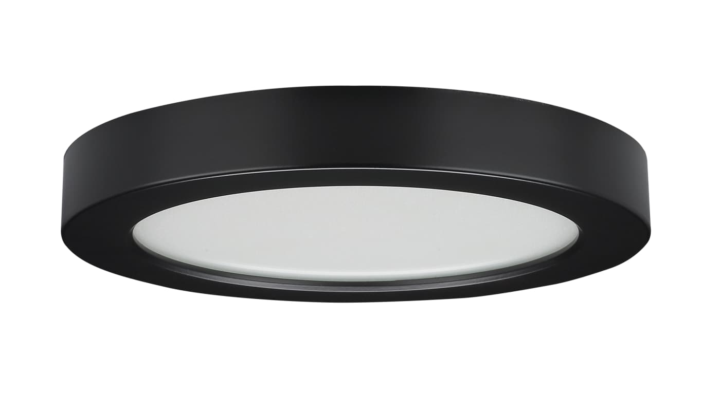 S21528 13.5W/LED/7"FLUSH/30K/RD/BK