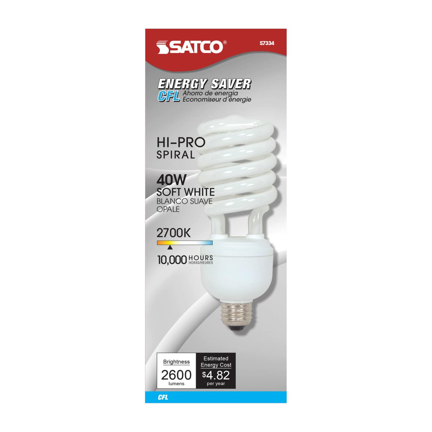 S7334 40T4/E26/2700K/120V/1PK